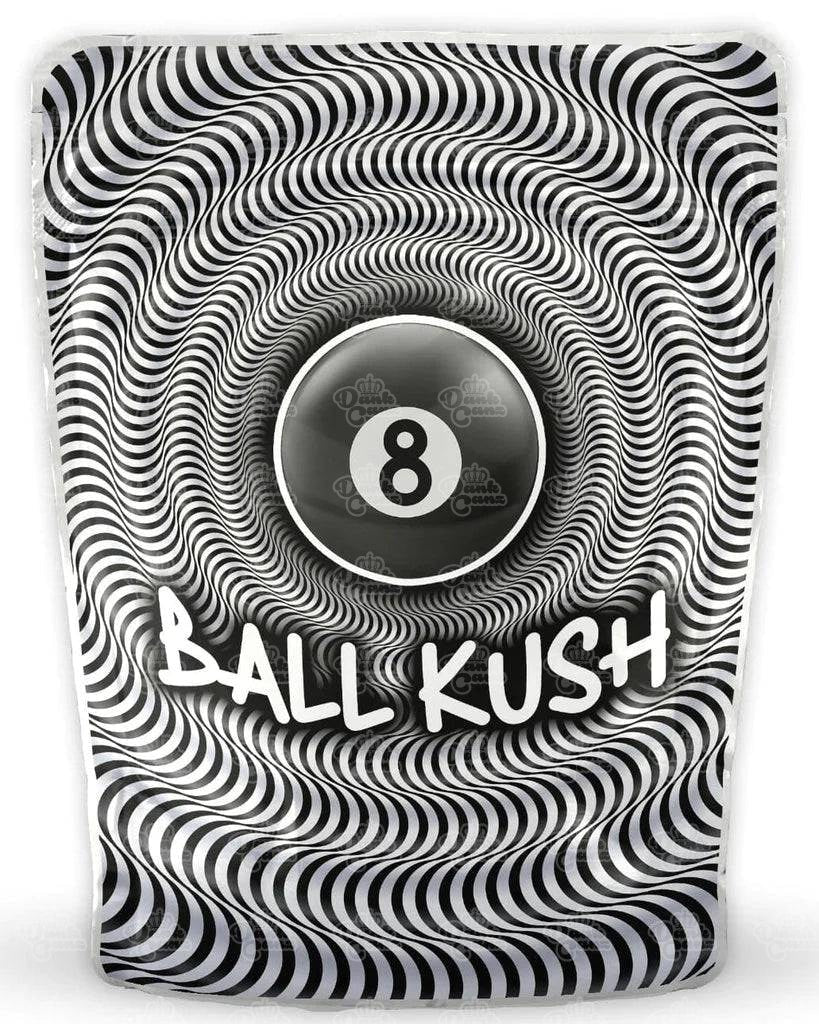 8 Ball Kush Mylar Bags | Cali Packs | Empty Packaging Size