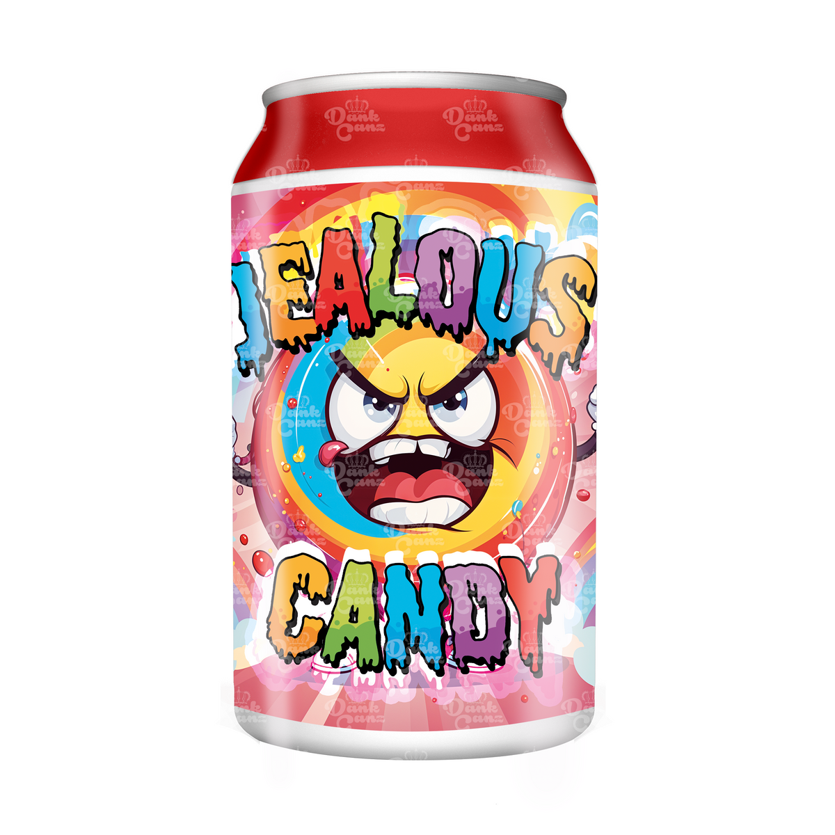 Jealous Candy 3.5g Cali Style Plastic Soda Cans | Cali Packaging