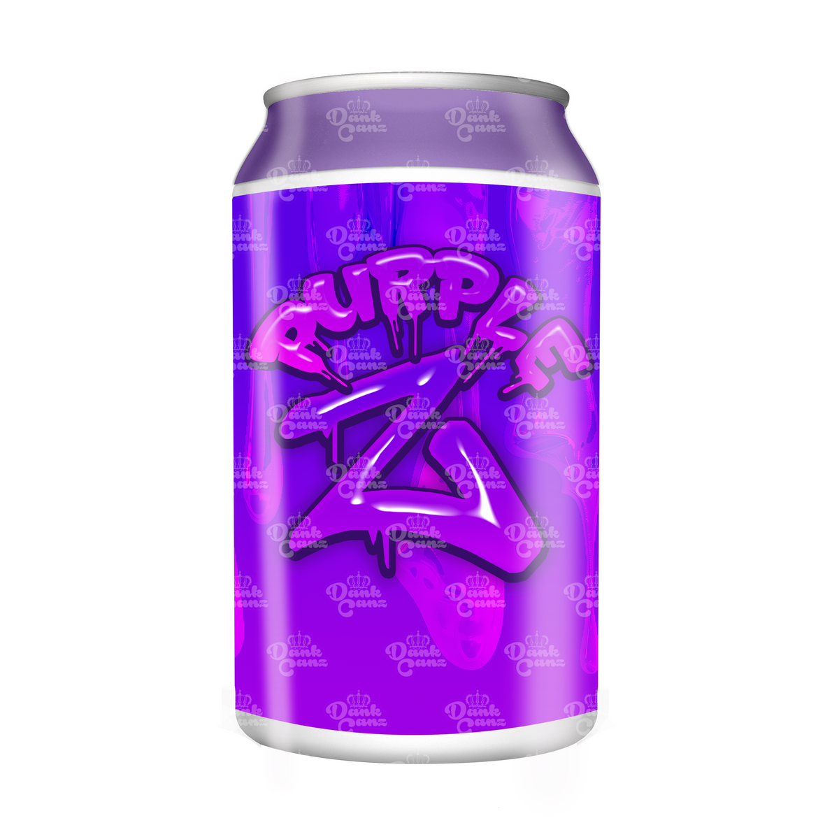 Purple Z 3.5g Cali Style Plastic Soda Cans | Cali Packaging