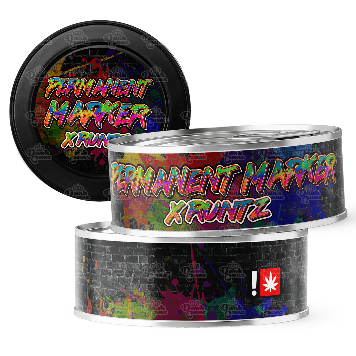 Permanent Marker x Runtz 3.5g Self Seal Tins - Pressitins - Cali Tins ...