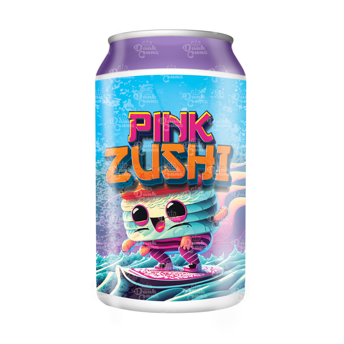 Pink Zushi 3.5g Cali Style Plastic Soda Cans | Cali Packaging – DC ...