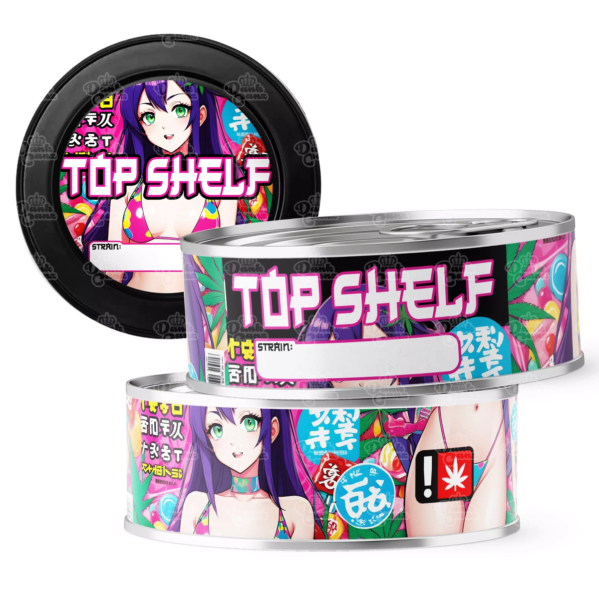 Top Shelf 3.5g Self Seal Tins - Pressitins - Cali Tins – DC Packaging