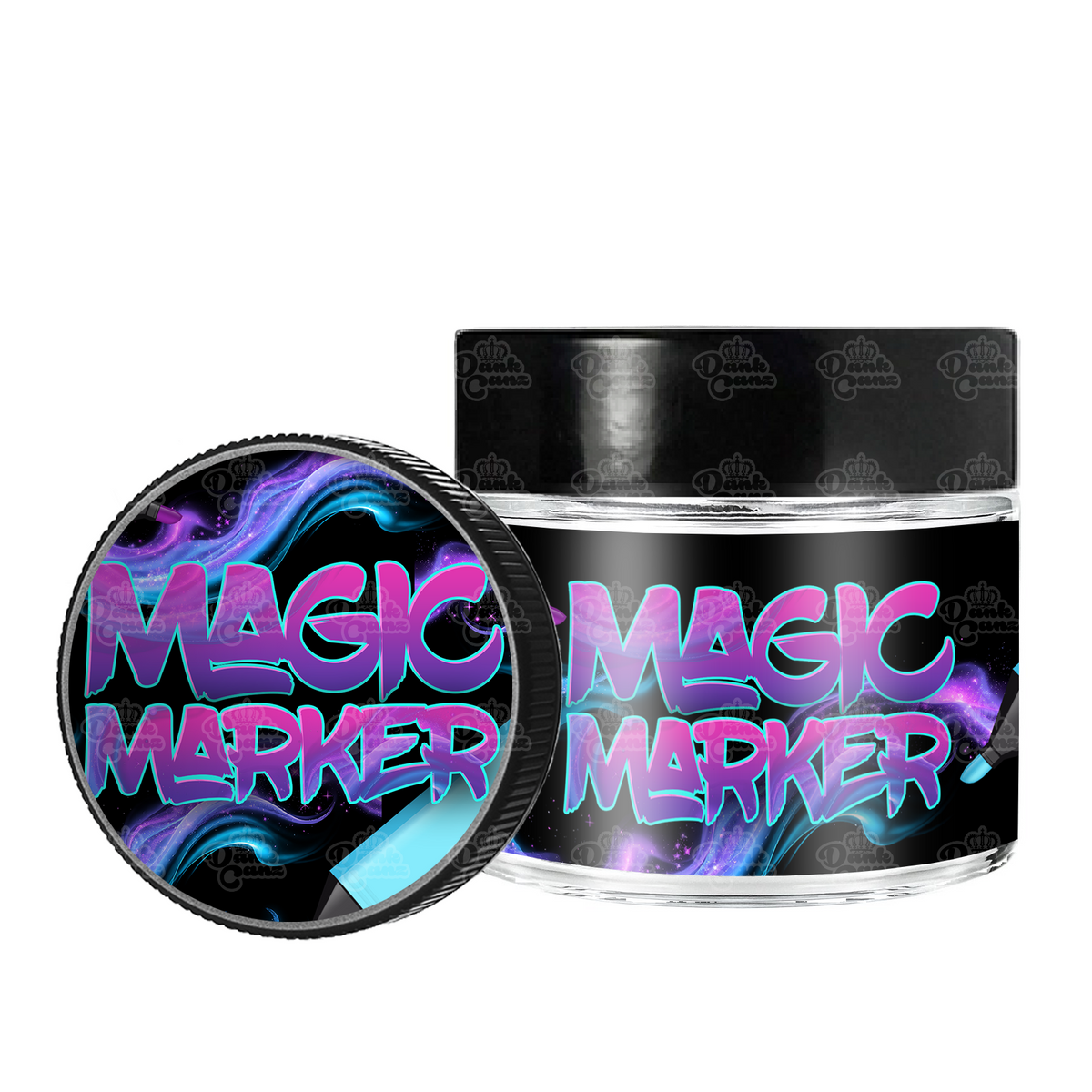 Magic Marker 3.5g Glass Jars | 60ml Jars | Novelty Jars