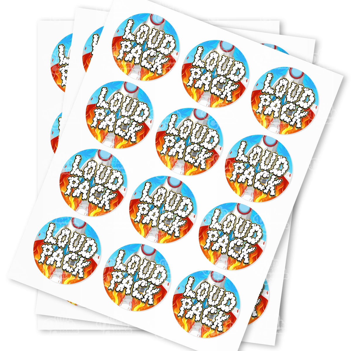 Loud Pack Strain Stickers – DC Packaging