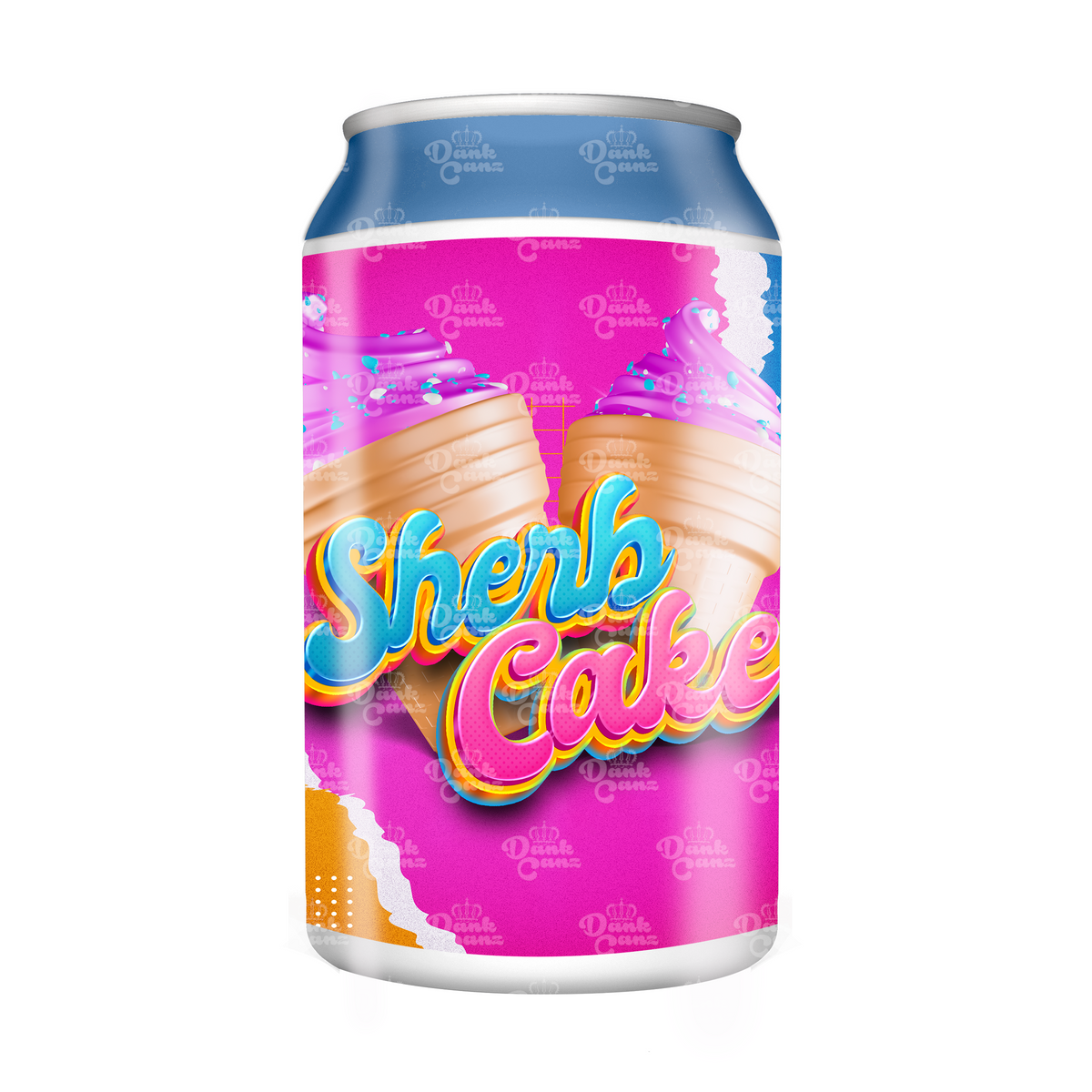 Sherb Cake 3.5g Cali Style Plastic Soda Cans | Cali Packaging – DC ...