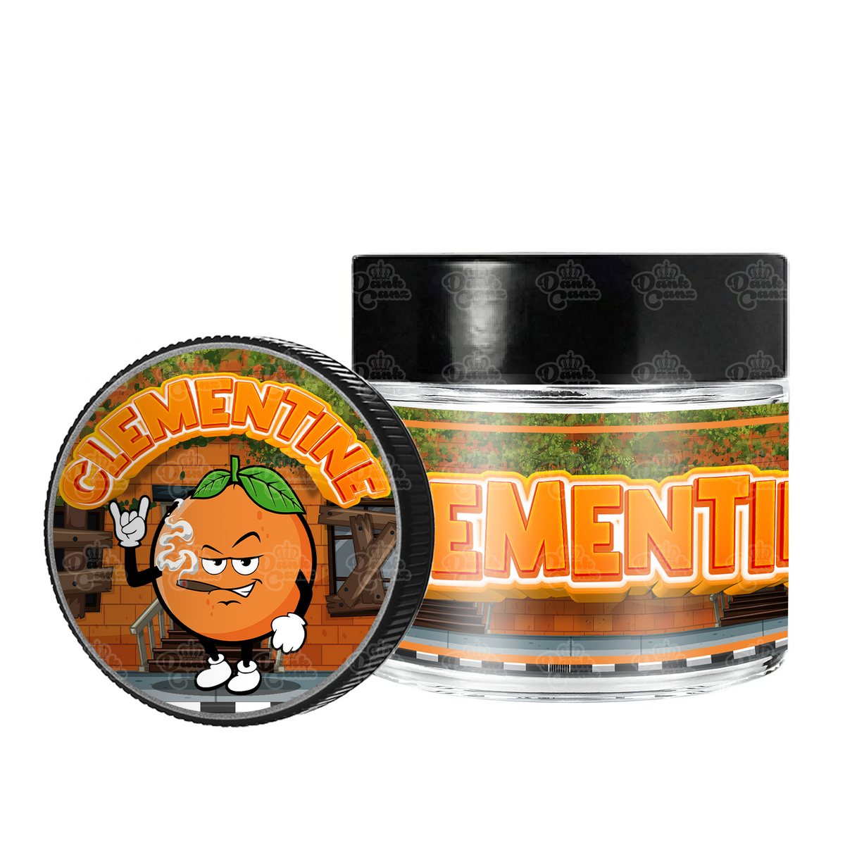 8 Ball Kush Childproof 3.5g Glass Jars