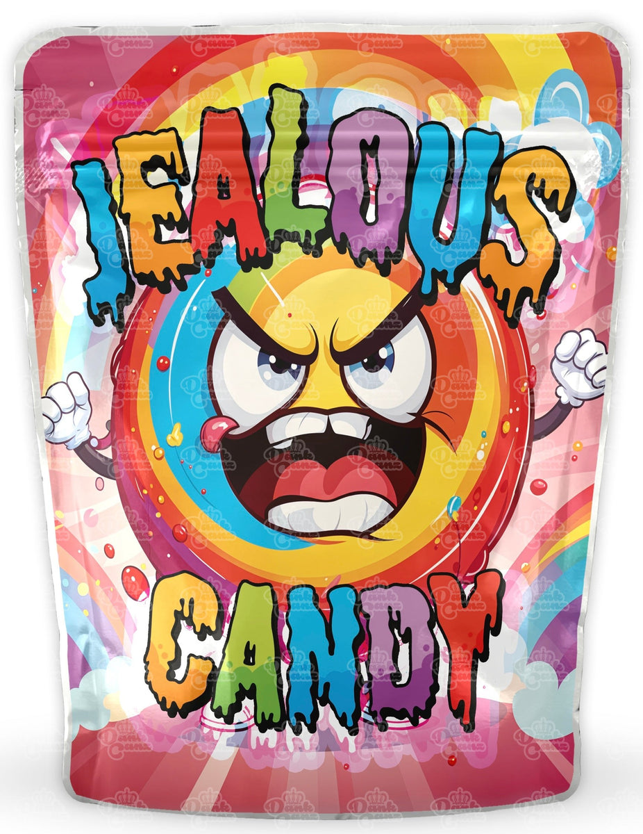 Jealous Candy Mylar Bags | Cali Packs | Empty Packaging Size