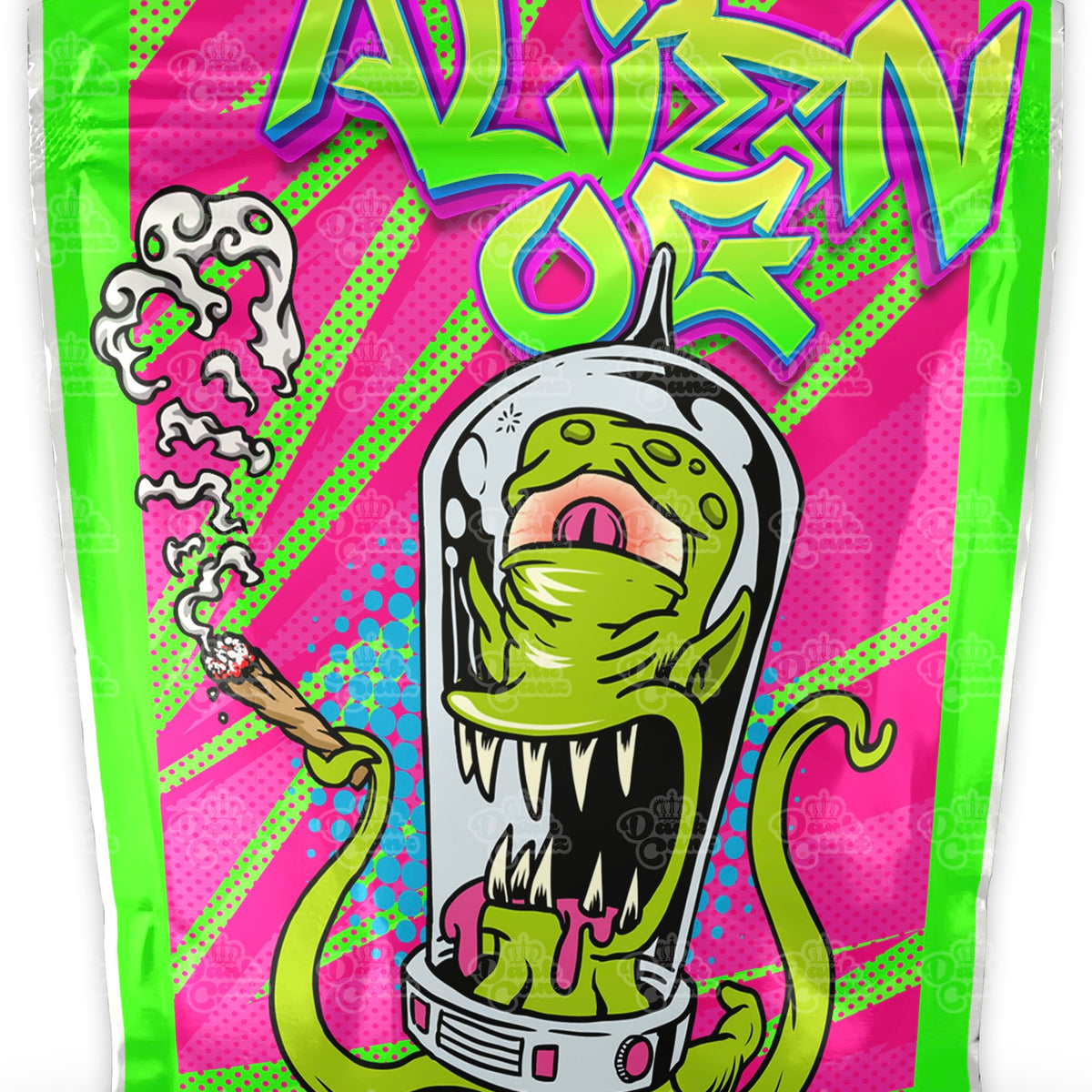 Alien OG Mylar Bags | Cali Packs | Empty Packaging Size – DC Packaging