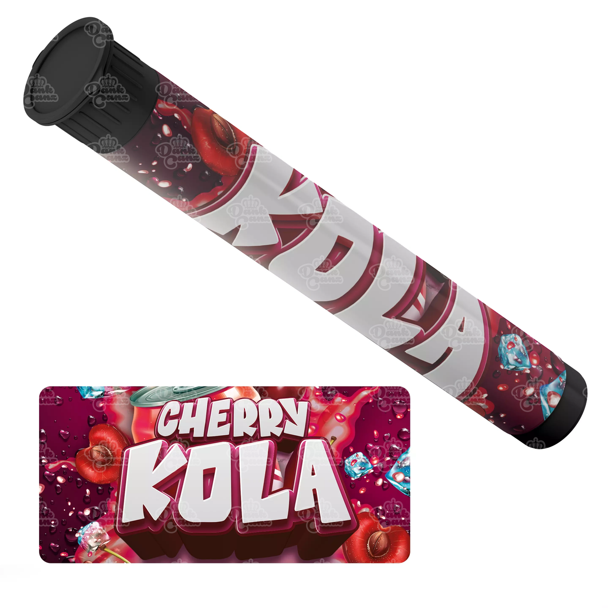 Cherry Kola Pre Roll Tubes | Empty Doob Tubes | 115mm – DC Packaging