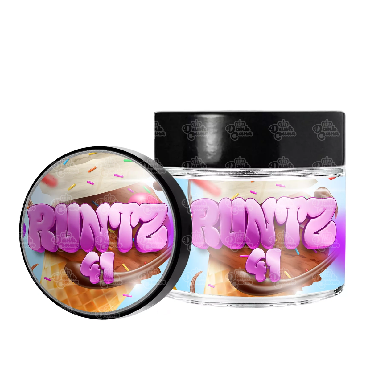Runtz 41 3.5g Glass Jars | 60ml Jars | Novelty Jars – DC Packaging
