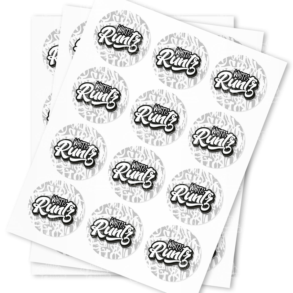 White Runtz Strain Stickers | Strain Labels – DC Packaging