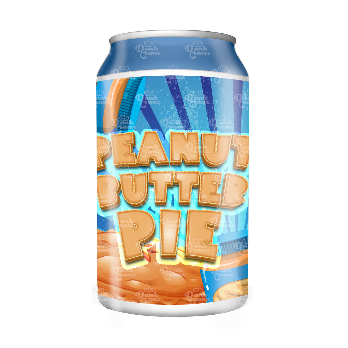 Peanut Butter Pie 3.5g Cali Style Plastic Soda Cans | Cali Packaging