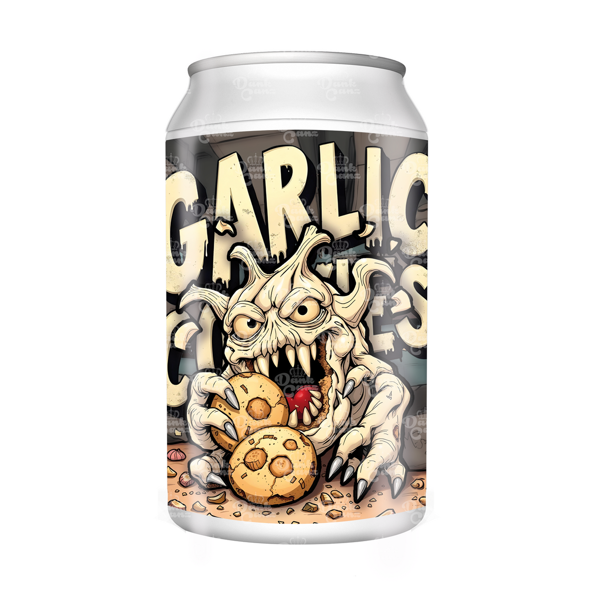 Garlic Cookies 3.5g Cali Style Plastic Soda Cans | Cali Packaging