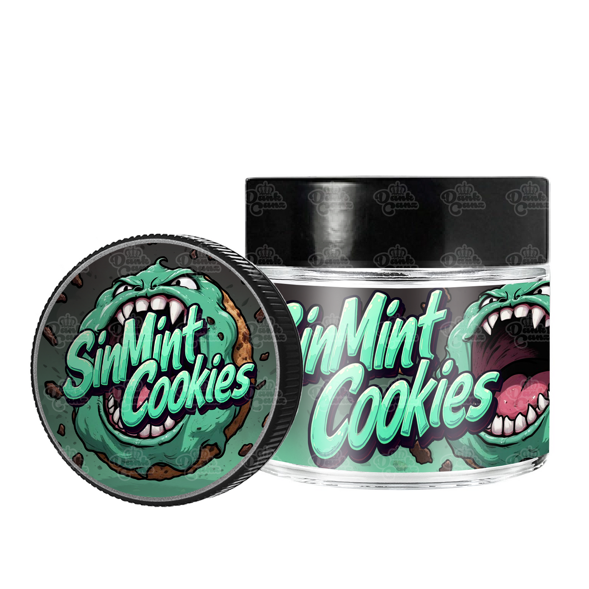 Sin Mint Cookies 3.5g Glass Jars | 60ml Jars | Novelty Jars | Empty ...