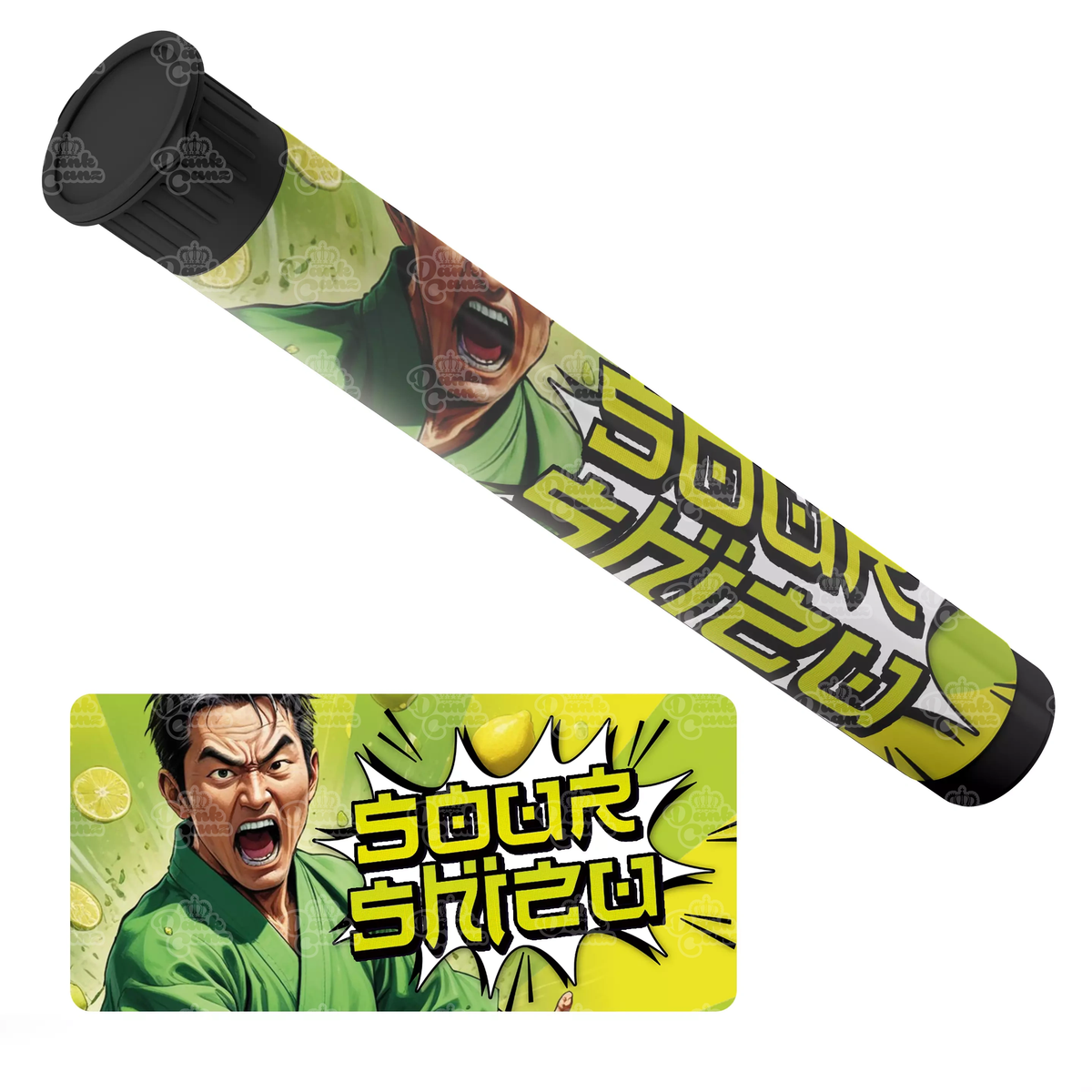 Sour Shizu Pre Roll Tubes | Empty Doob Tubes | 115mm
