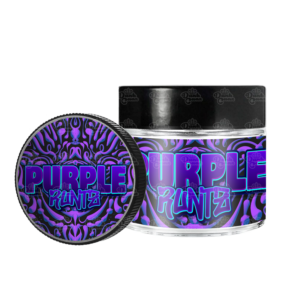 Purple Runtz 3.5g Glass Jars | 60ml Jars | Novelty Jars – DC Packaging