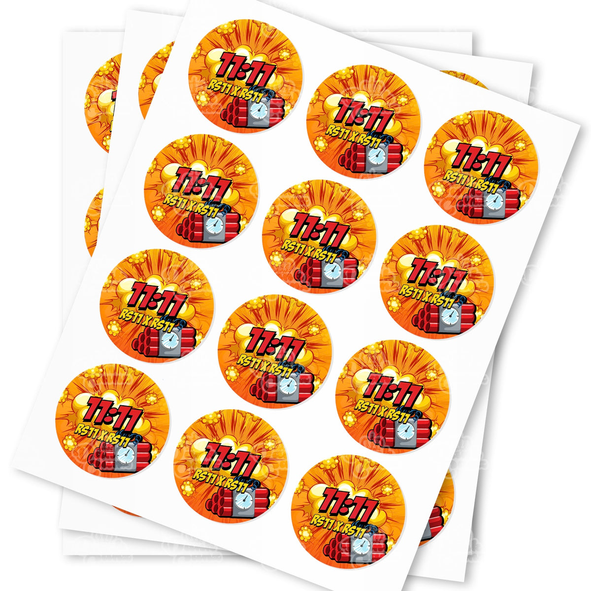 RS11 x RS11 Strain Stickers | Strain Labels – DC Packaging