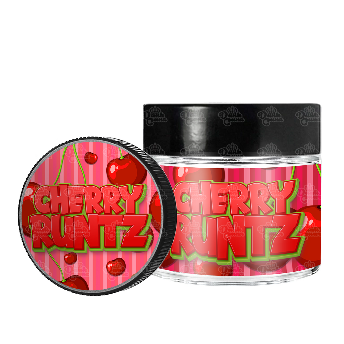 Cherry Runtz 3.5g Glass Jars | 60ml Jars | Novelty Jars – DC Packaging