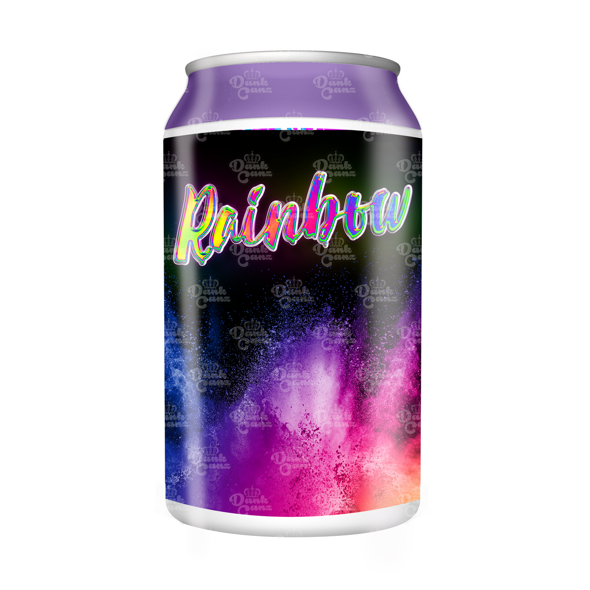 Rainbow 3.5g Cali Style Plastic Soda Cans | Cali Packaging – DC Packaging