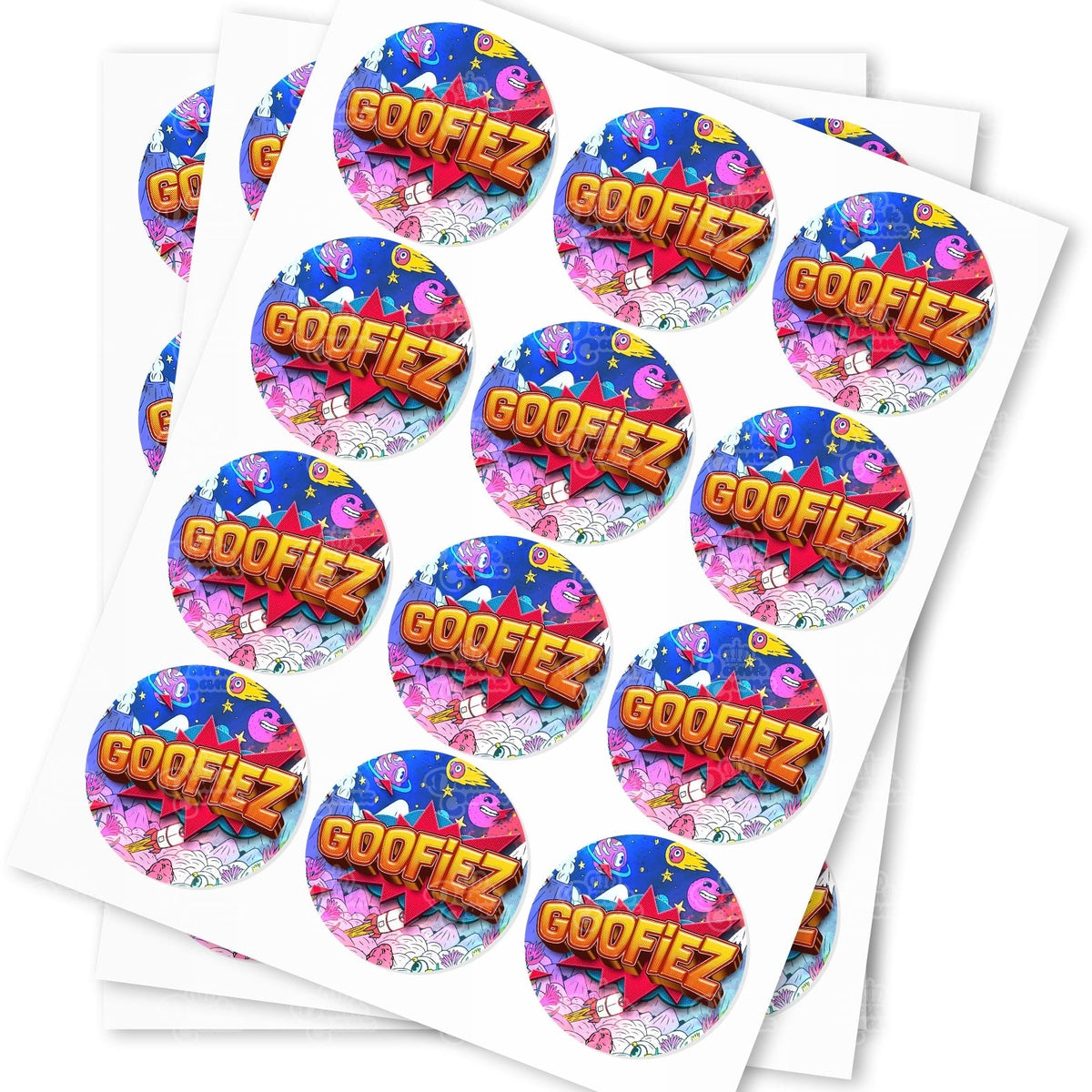 Goofiez Strain Stickers | Premium Custom Stickers – DC Packaging