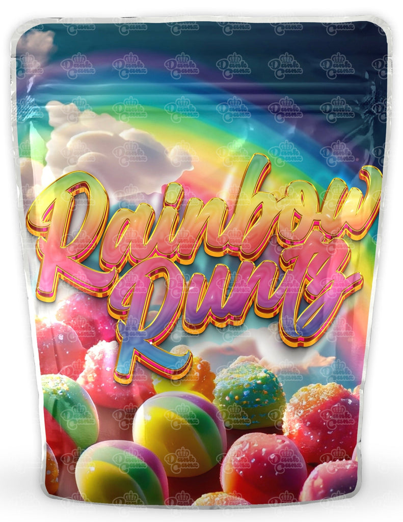 Rainbow Runtz Mylar Bags | Cali Packs | Empty Packaging Size