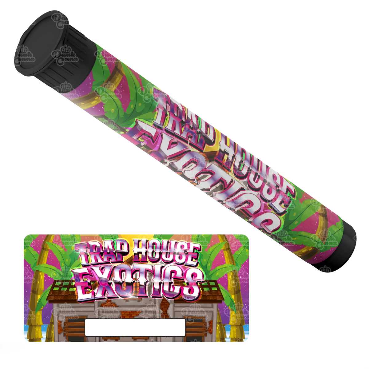 Trap House Exotics Pre Roll Tubes | Empty Doob Tubes | 115mm – DC Packaging