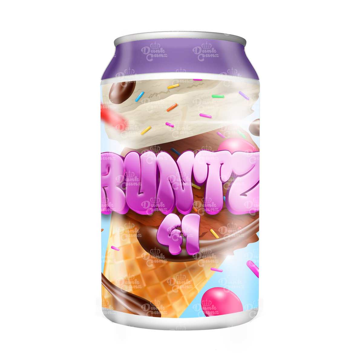 Runtz 41 3.5g Cali Style Plastic Soda Cans | Cali Packaging – DC Packaging