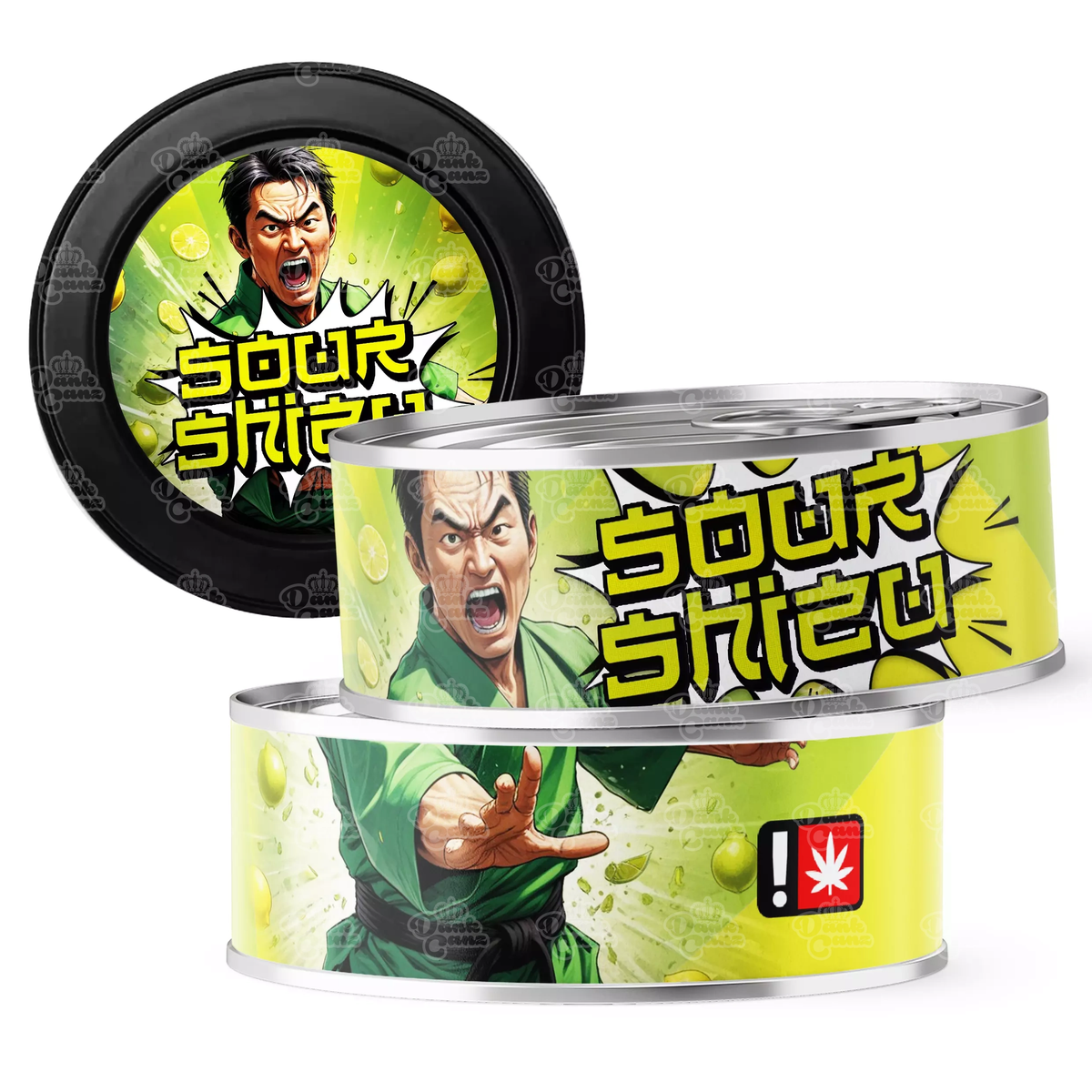 Sour Shizu 3.5g Self Seal Tins - Pressitins - Cali Tins