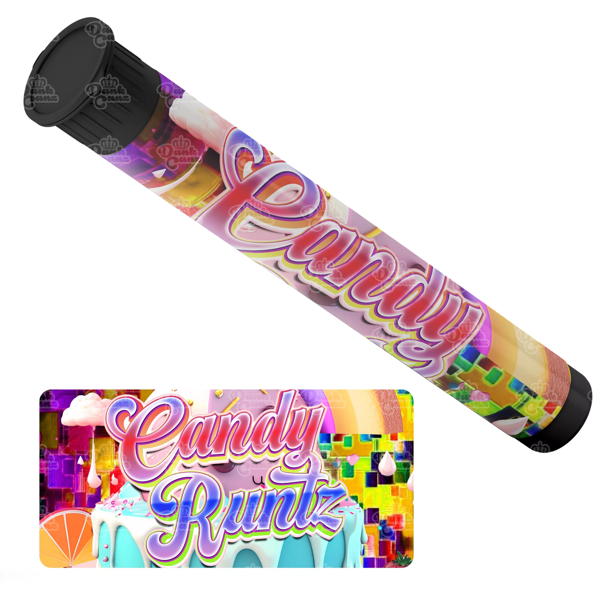 Candy Runtz Pre Roll Tubes | Empty Doob Tubes | 115mm – DC Packaging