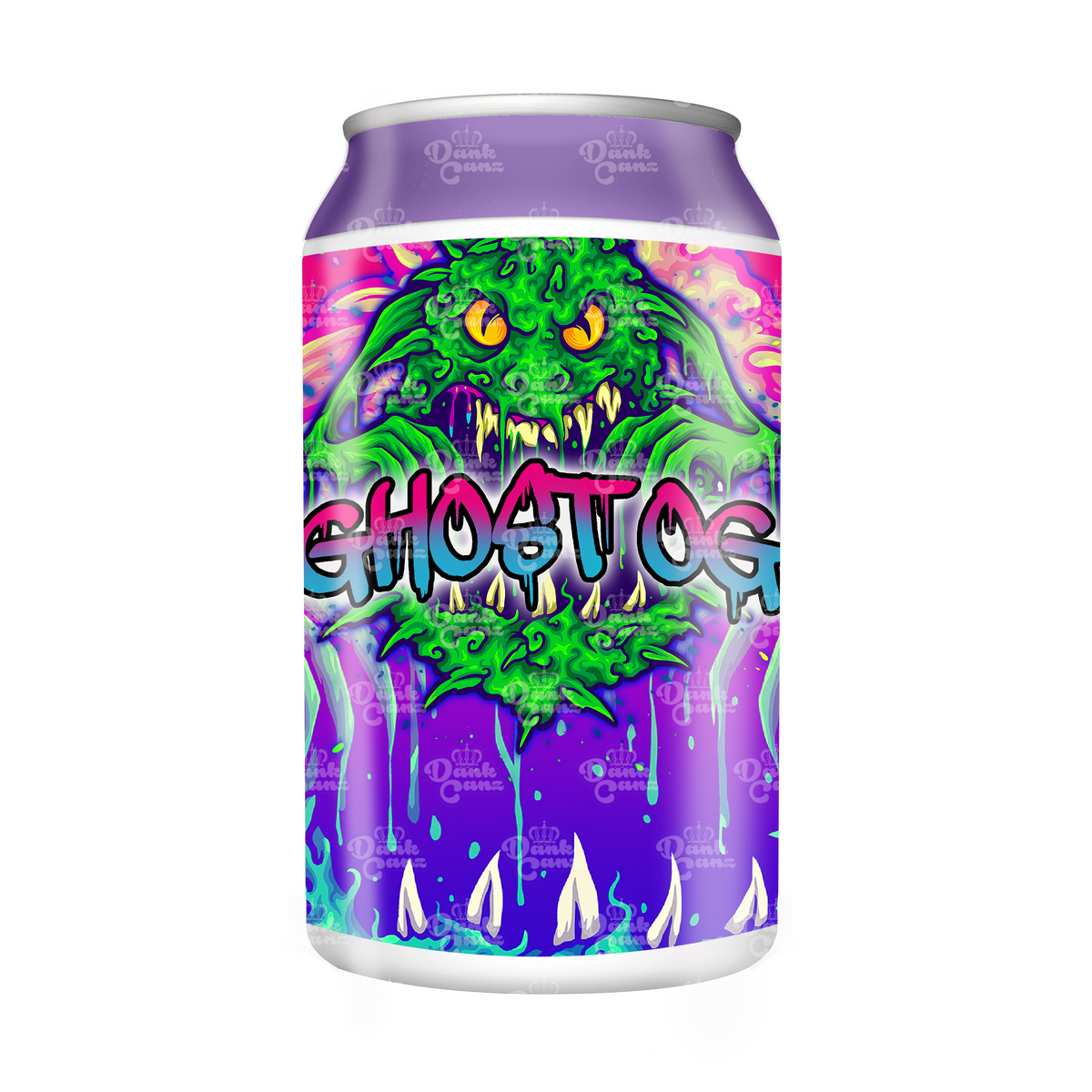 Ghost OG 3.5g Cali Style Plastic Soda Cans | Cali Packaging