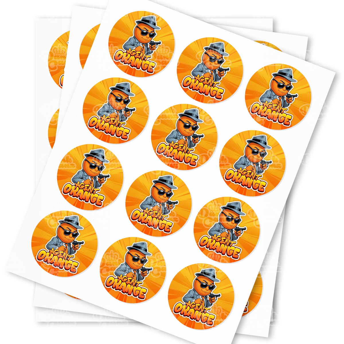 Agent Orange Stickers