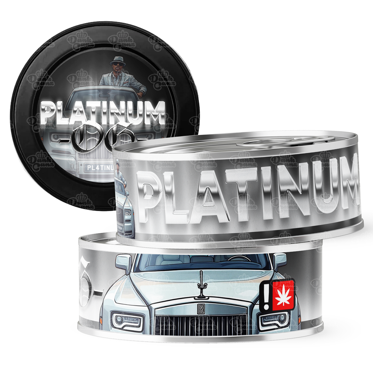 Platinum OG 3.5g Self Seal Tins - Pressitins - Cali Tins