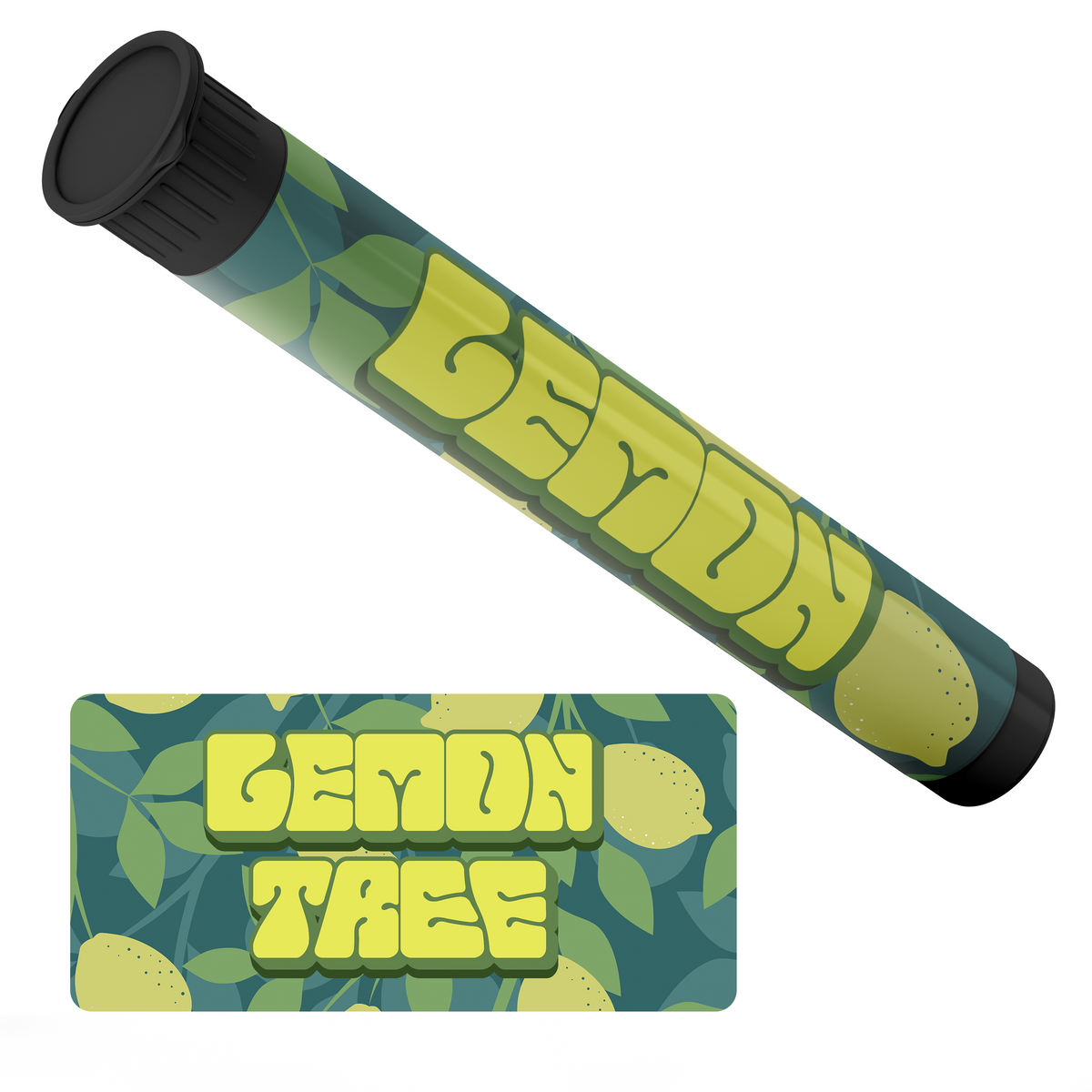Lemon Tree Pre Roll Tubes | Empty Doob Tubes | 115mm – DC Packaging