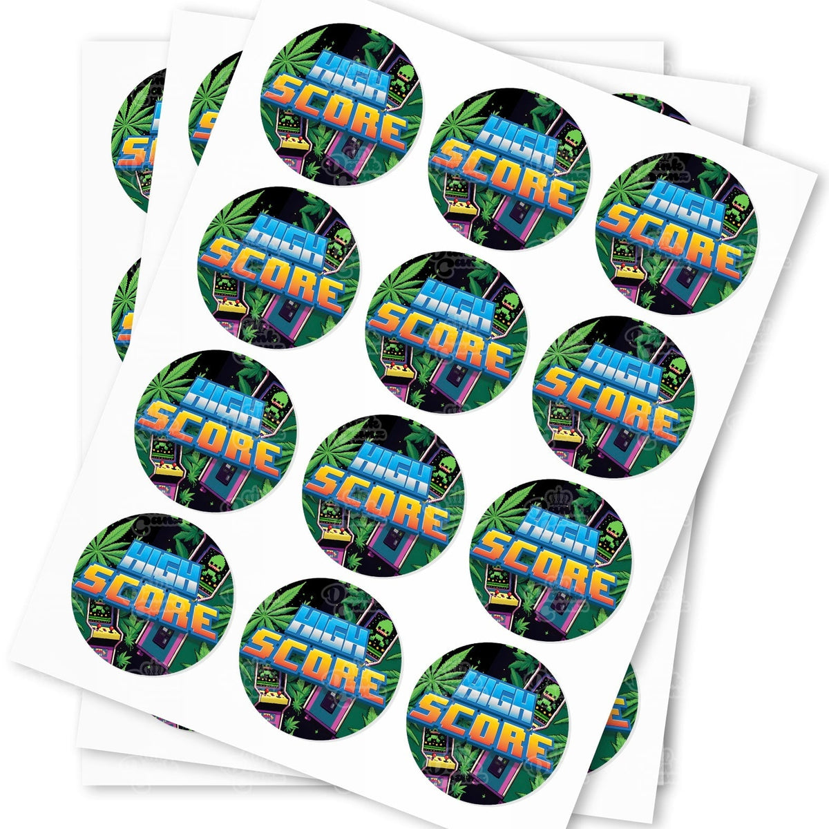 High Score Strain Stickers | Premium Custom Stickers – DC Packaging