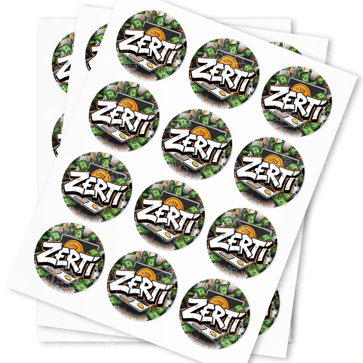 Zerti Strain Stickers | Strain Labels