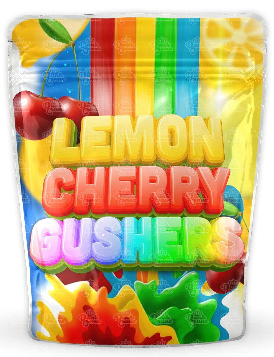 Lemon Cherry Gushers Mylar Bags | Cali Packs | Empty Packaging Size