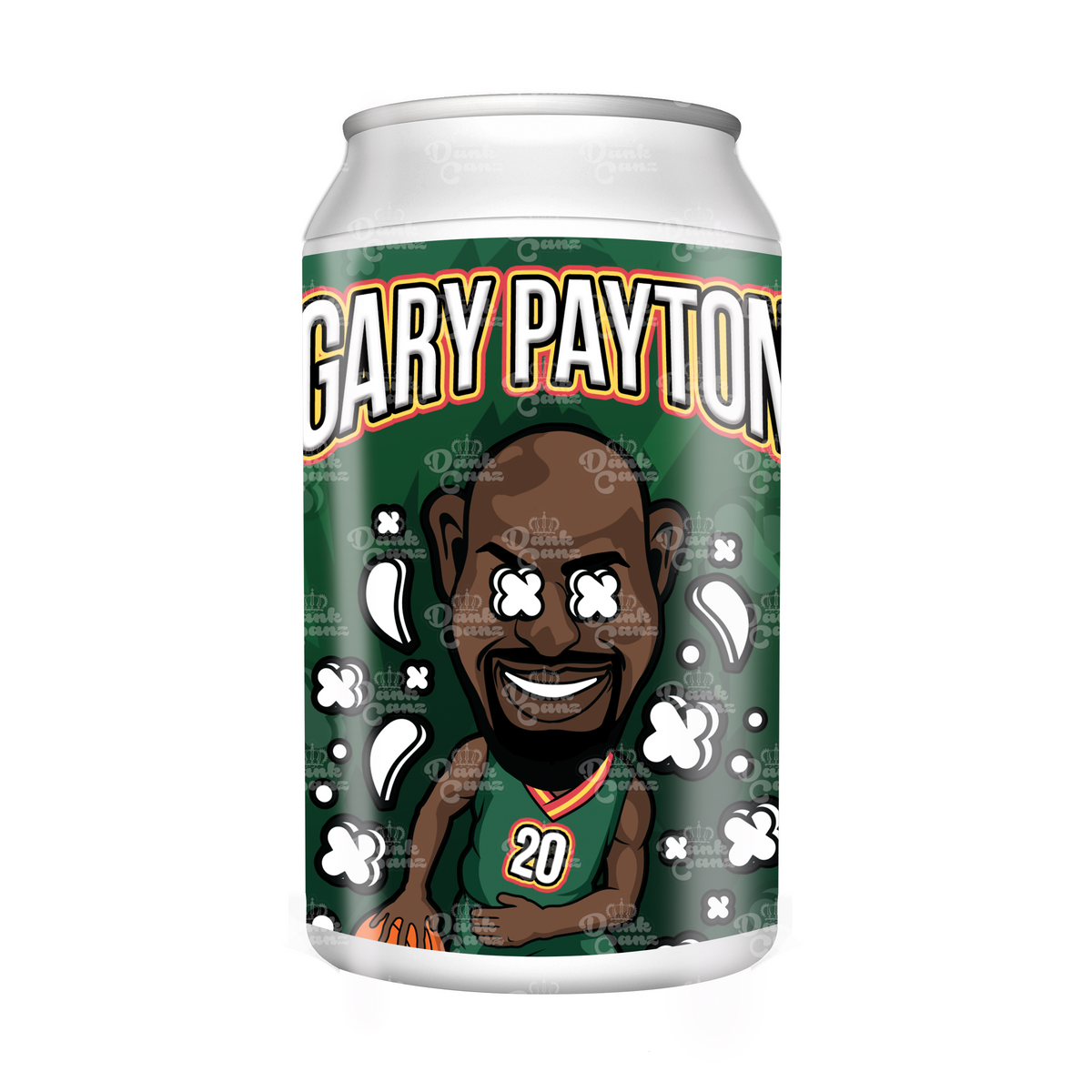 Gary Payton 3.5g Cali Style Plastic Soda Cans | Cali Packaging