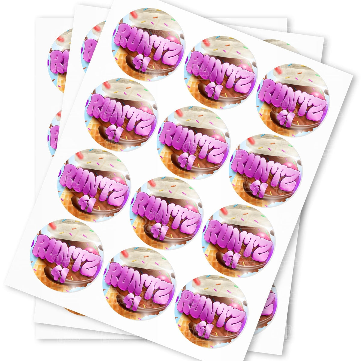 Runtz 41 Strain Stickers | Premium Custom Stickers – DC Packaging