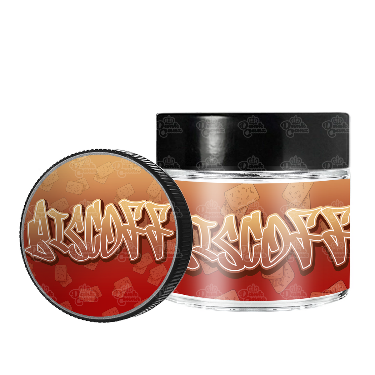 Biscoff 3.5g Glass Jars | 60ml Jars | Novelty Jars – DC Packaging