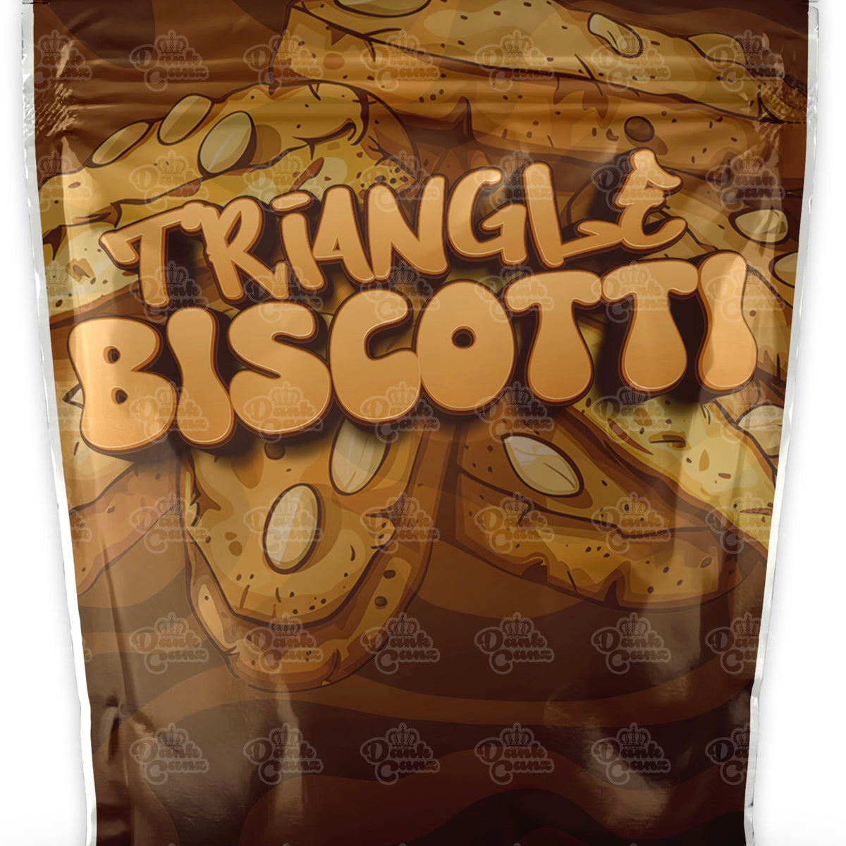 Triangle Biscotti Mylar Bags | Cali Packs | Empty Packaging Size – DC ...