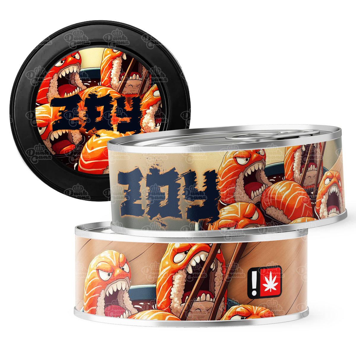 Zoy 3.5g Self Seal Tins - Pressitins - Cali Tins