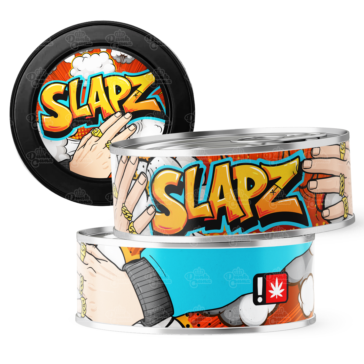 Slapz 3.5g Self Seal Tins - Pressitins - Cali Tins