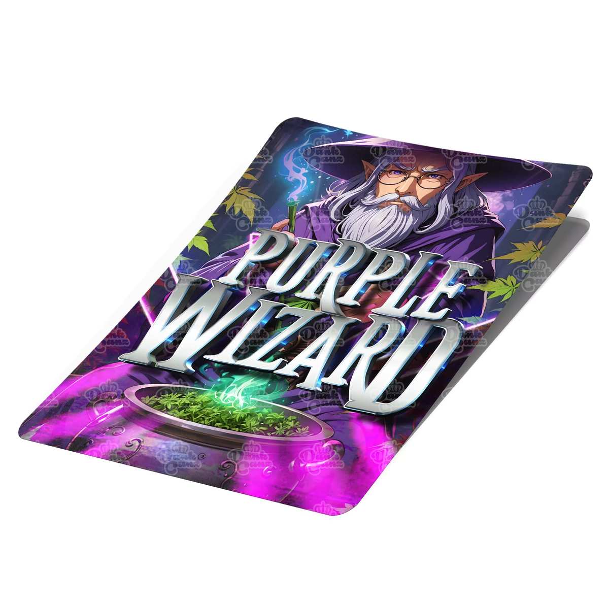 Purple Wizard Mylar Bag Labels | Cali Labels | Strain Labels – DC Packaging
