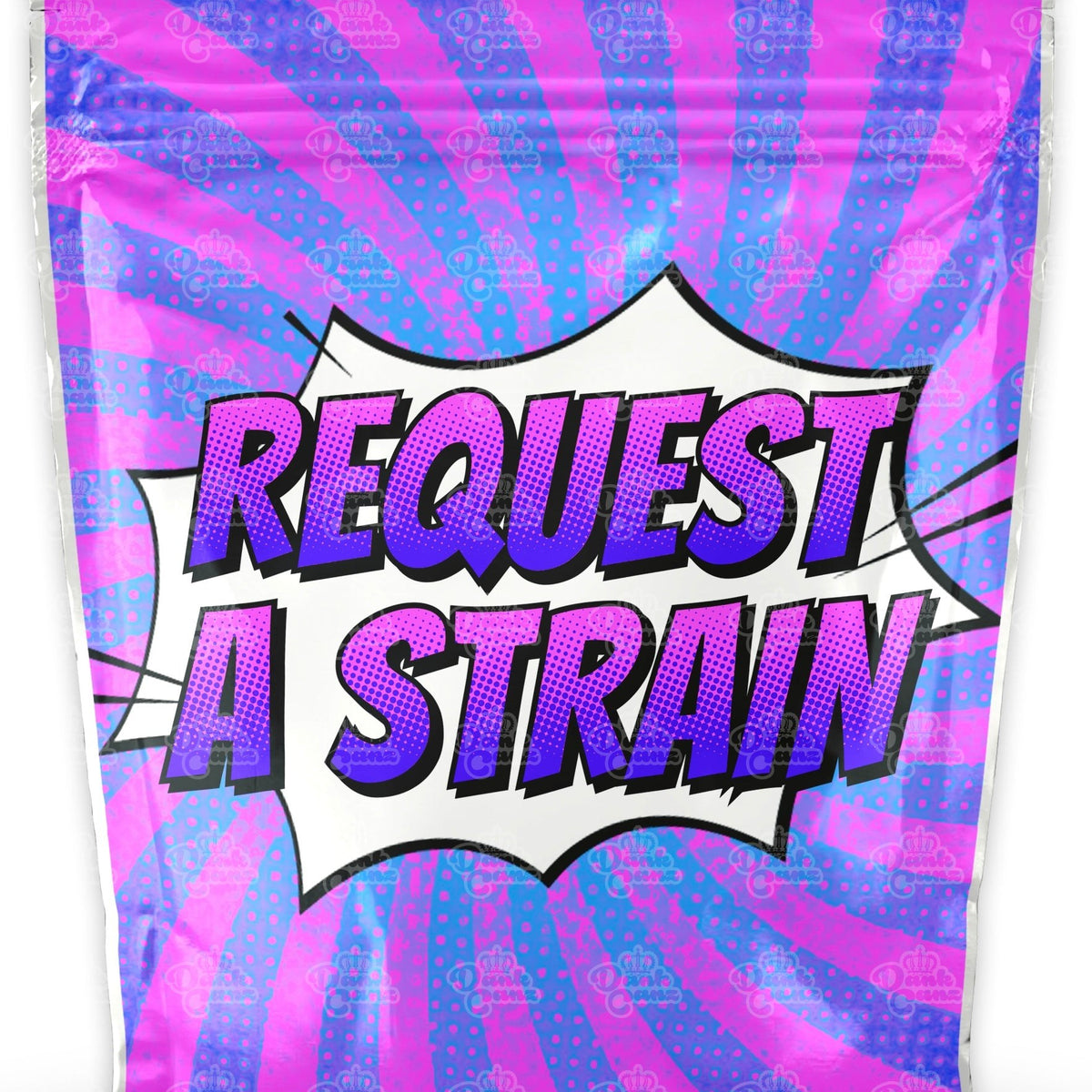 Request a Strain Mylar Bags | Cali Packs | Empty Packaging Size – DC ...