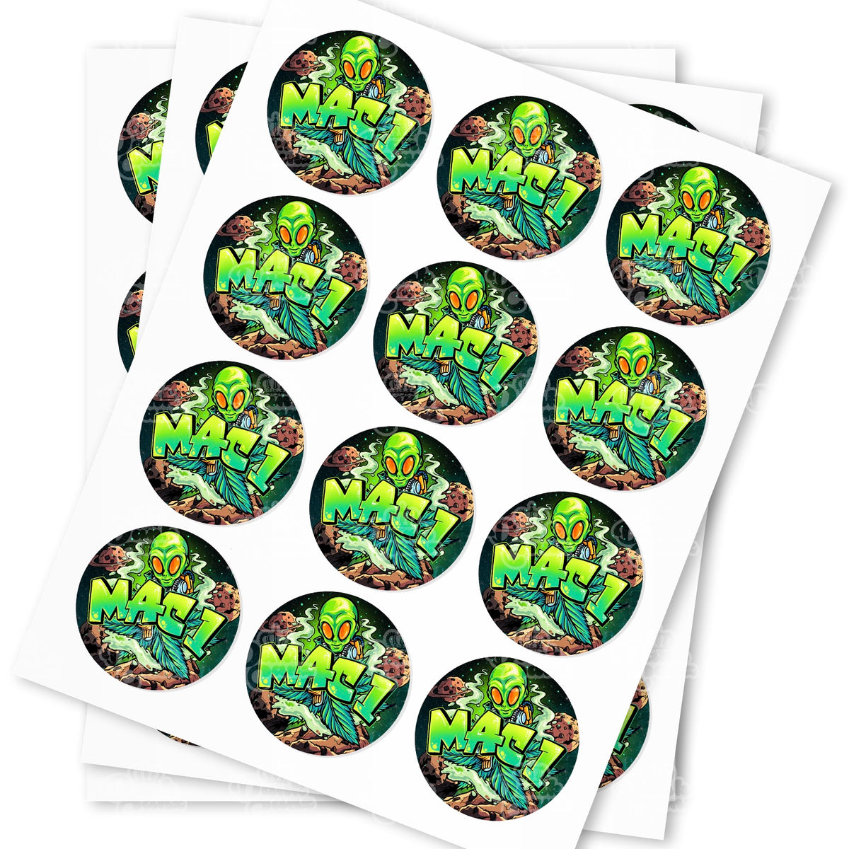 Mac 1 Strain Stickers