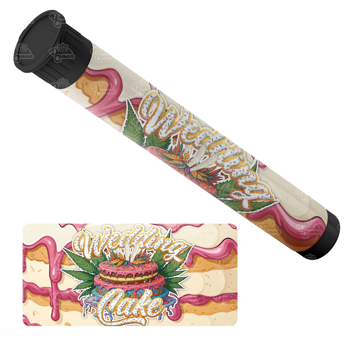 Wedding Cake Pre Roll Tubes | Empty Doob Tubes | 115mm – DC Packaging