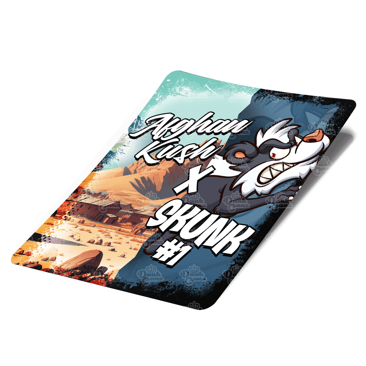 Afghan Kush x Skunk 1 Mylar Bag Labels | Cali Labels | Strain Labels ...