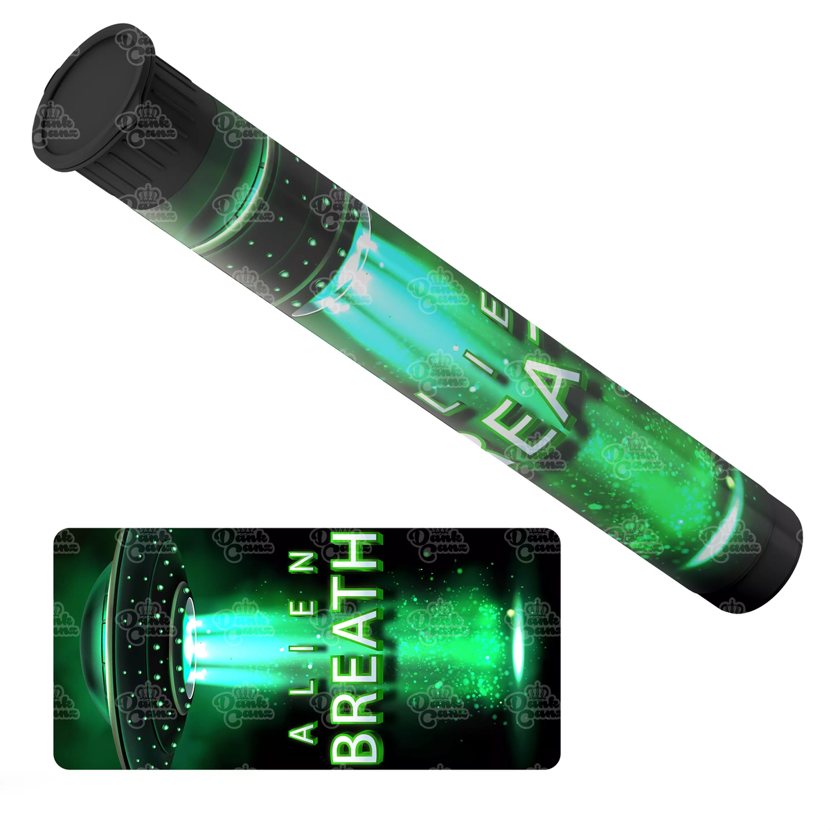 Alien Breath Pre Roll Tubes | Empty Doob Tubes | 115mm – DC Packaging