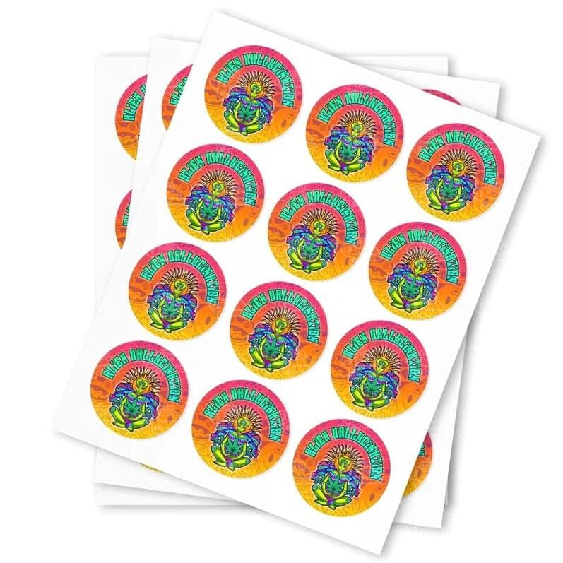 Alien Hallucination Strain Stickers – DC Packaging