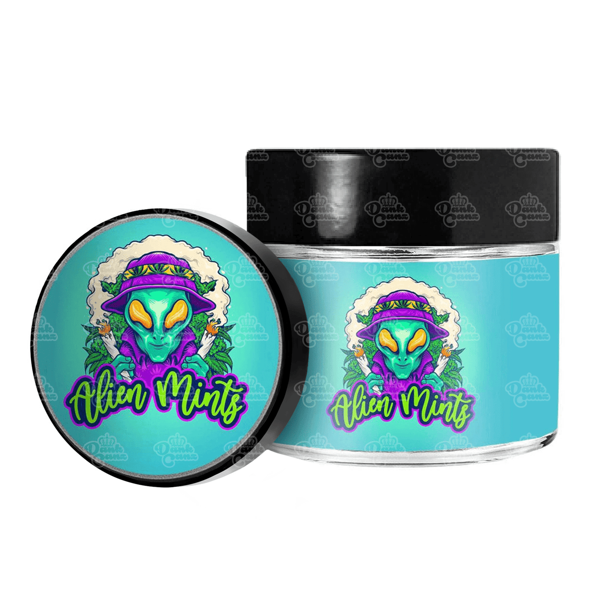 Alien Mints 3.5g Glass Jars | 60ml Jars | Novelty Jars | Empty Jars ...